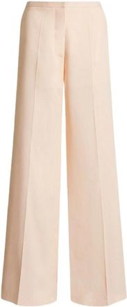 Alberta Ferretti Femme, Pantalons, Rose, Taille: 42 FR Pantalon large