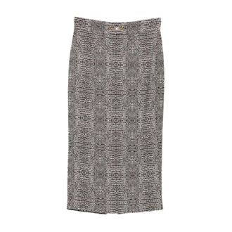 Elisabetta Franchi Damen, R&ouml;cke, Schwarzk, 2XLGr&ouml;&szlig;e