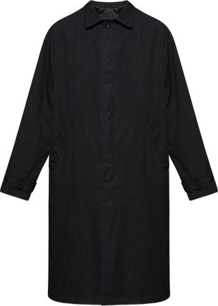 Comme Des Garçons manteau mi-long droit - Noir