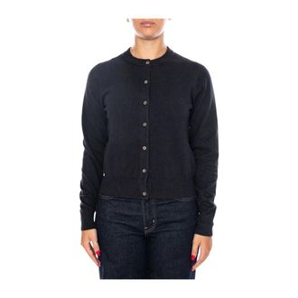 Levi's Femme, Pulls, Noir, Taille: 42 FR Cardigan en maille douce &agrave; col rond