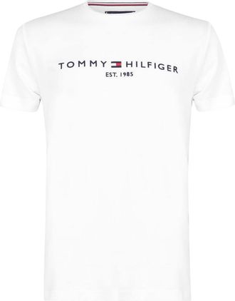 Tommy Hilfiger T-Shirt f&uuml;r Damen, Rundhalsausschnitt (Wei&szlig;)