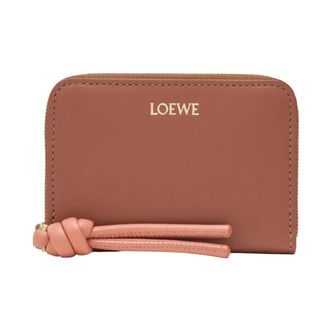 Loewe Femme, Accessoires, Brun, Taille: ONE Size Zipped Coin Purse