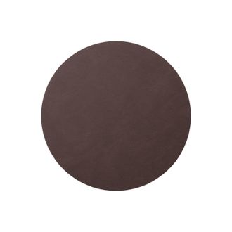 Lind DNA LindDNA Tischset Circle aus Recyceltem Leder in der Farbe Purple, Maße: 30cm x 30cm x 0,2cm, 983403