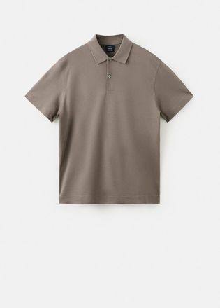 Mango Polo maille fine 100 % coton marron moyen - Homme - XXL - MANGO MAN