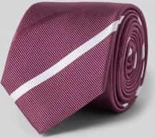 Olymp Seidenkrawatte aus reine Krawatte mit Logo-Patch (6,5 cm)