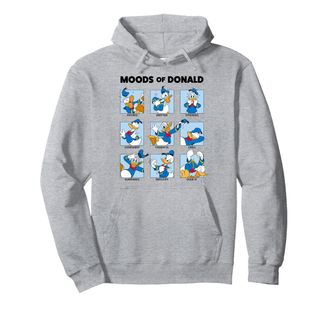 Disney Mickey And Friends Donald Duck Moods Box Up Pullover Hoodie