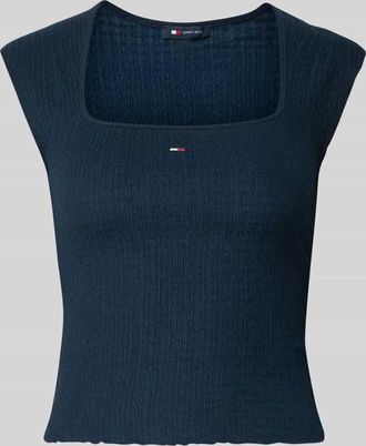 Tommy Jeans Slim Fit Top mit Frill