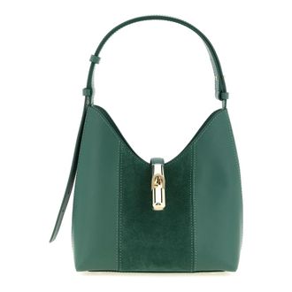 Furla Femme, Sacs, Vert, Taille: ONE Size Goccia S Hobo Bag