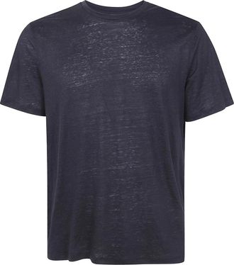 Majestic Filatures Homme, Tops, Noir, Taille: XL Pull &agrave; Manches Courtes et Col Rond
