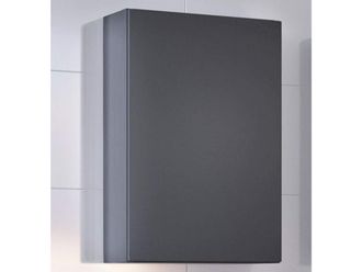 Möbelando Hängeschrank Badschrank Wandschrank Badezimmerschrank Schrank Badmöbel Baabe I Graphit/Grau-Matt