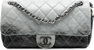 Chanel Hobo Bags - Small CC Quilted Vinyl Melrose Degrade Flap - Gr. unisize - in Grau - f&uuml;r Damen