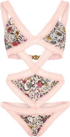 Roberto Cavalli Femme, Maillots de bain, Multicolore, Taille: 42 FR Maillot de bain une pi&egrave;ce Fleurs Florentines