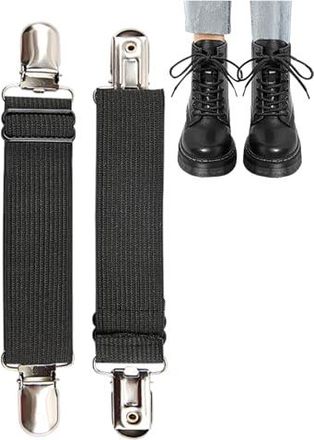 Generic Lot de 2 sangles r&eacute;glables pour bottes de cowboy, maintien de pantalon, attache, sangle de chaussures dext&eacute;rieur, &eacute;quipement d&eacute;quitation et de perform