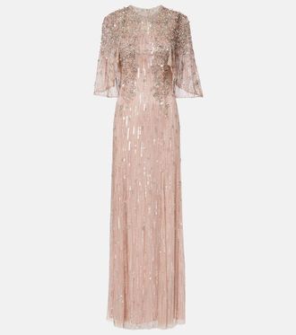 Jenny Packham Verzierte Robe Astra