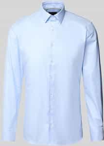 Olymp No. 6 Super Slim Fit Businesshemd mit Kentkragen