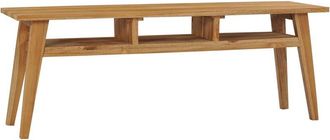 vidaXL TV-Schrank 120x35x45 cm Teak Massivholz Vidaxl