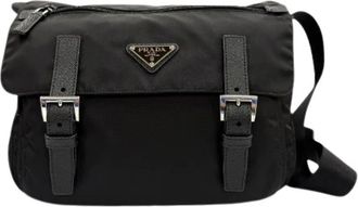 Prada Pre-owned Sac bandouli&egrave;re en nylon - Homme - Pre-owned - Noir - Taille: ONE Size