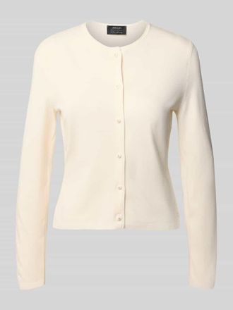 Marc Cain Cardigan aus Viskose-Mix mit Kontrastkante