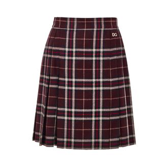 Dolce & Gabbana Schottenrock mit Falten - - Skirts - Damen - Mehrfarbig - XS