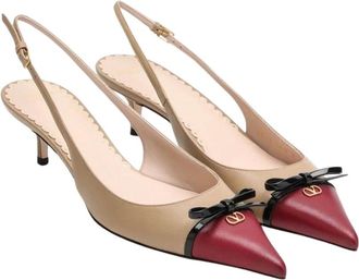 Valentino Garavani Femme, Chaussures, Beige, Taille: 38 1/2 EU VLogo Signature Escarpins Slingback &agrave; ([shopstyle.com](https://www.shopstyle.com/g/women/valentino/vlogo-s