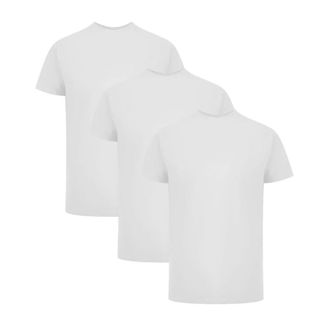 Palm Angels Tri-Pack Tonales Classic Logo Wei&szlig;e T-Shirts