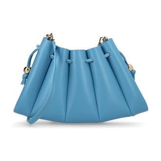 Themoir&egrave; Calipso Plissee-Henkeltasche - - Bags - Damen - Blau - ONE SIZE