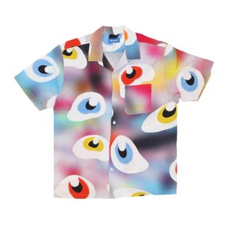 Market Kurzarm Knopfleiste Hemd - - Shirts - Herren - Mehrfarbig - XL