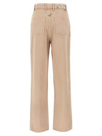 Golden Goose Womens Multicolor Cotton Straight-Leg Jeans Clothing