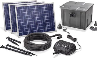 Esotec Esotec - Solar Teichfilter Set 150/5000 Solarpumpe Au&szlig;enfilter Gartenteich 101082