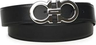 Ferragamo Homme, Accessoires, Noir, Taille: 110 CM Belt