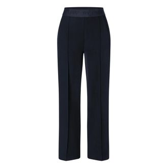 Cambio Femme, Pantalons, Bleu, Taille: 48 FR Pantalon Large Élégant