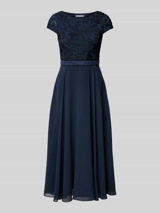 Christian Berg Cocktail Cocktailkleid mit Ziersteinbesatz