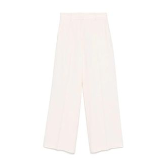 Msgm Wei&szlig;e Hose mit Verdecktem Verschluss - - Trousers - Damen - Wei&szlig; - M