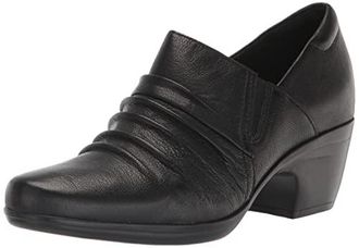 Clarks Escarpins Emily Cove pour Femme, Cuir Noir, 39 EU