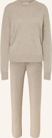 Soft Goat Soft Goat Set: Cashmere-Pullover Und Strickhose Aus Cashmere grau
