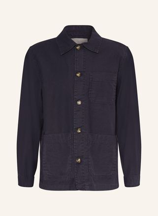 GANT Overshirt Mit Leinen blau