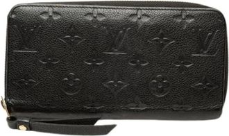 Louis Vuitton Portefeuille zipp&eacute; Pre-owned - Femme - Pre-owned - Noir - Taille: ONE Size