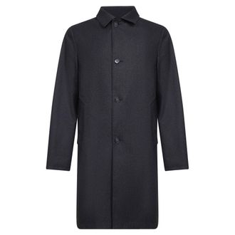 D4.0 Homme, Manteaux, Bleu, Taille: 2XL Manteau droit r&eacute;versible