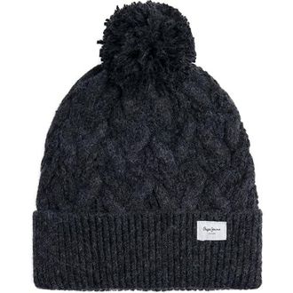 Pepe Jeans London Wallis Hat Casquette, Gris foncé chiné, Taille Unique Femme