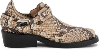 Paco Rabanne XL Link Bikerstiefel - Nude