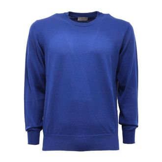 Altea Homme, Pulls, Bleu, Taille: 4XL Maglione Wool Sweater