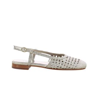 Allan K Allan K, Femme, Chaussures, Blanc, Taille: 38 EU Chaussures de Femme Platina Utica Quadro