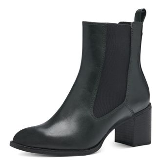Marco Tozzi Damen Chelsea Boots aus Kunstleder mit Absatz, Gr&uuml;n (Forest), 37