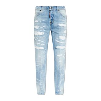 Dsquared2 Femme, Jeans, Bleu, Taille: 38 FR Teddy Jeans