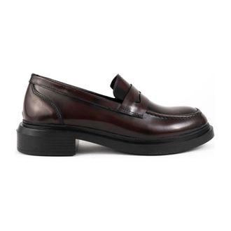 Sergio Moretti Rote l&auml;ssige Loafers mit Gummisohle - - Shoes - Damen - Rot - 39 EU