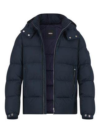 HUGO BOSS Herren Jacken blau unifarben