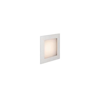 SLV LED Einbauleuchte Frame Basic | Wand- und Deckenleuchte f&uuml;r den Einbau | Eckig, Silber, 2700K Warmwei&szlig; | Stilvolle Wandleuchte, Einbau-Strahler LED Tr