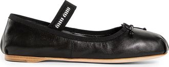 Miu Miu Leather ballerinas