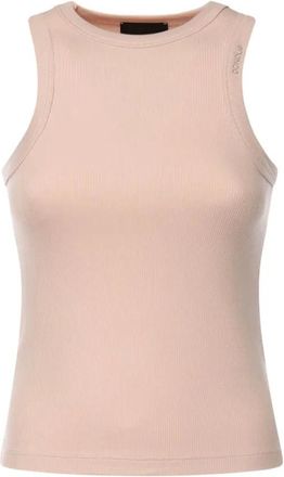 Dondup Femme, Tops, Rose, Taille: 42 FR Canotta Slim in Costina