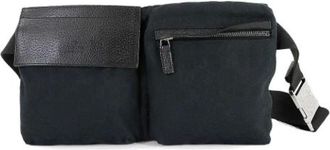 Gucci unisex, Pre-owned, Noir, Taille: ONE Size Sac Banane en Toile Pre-owned